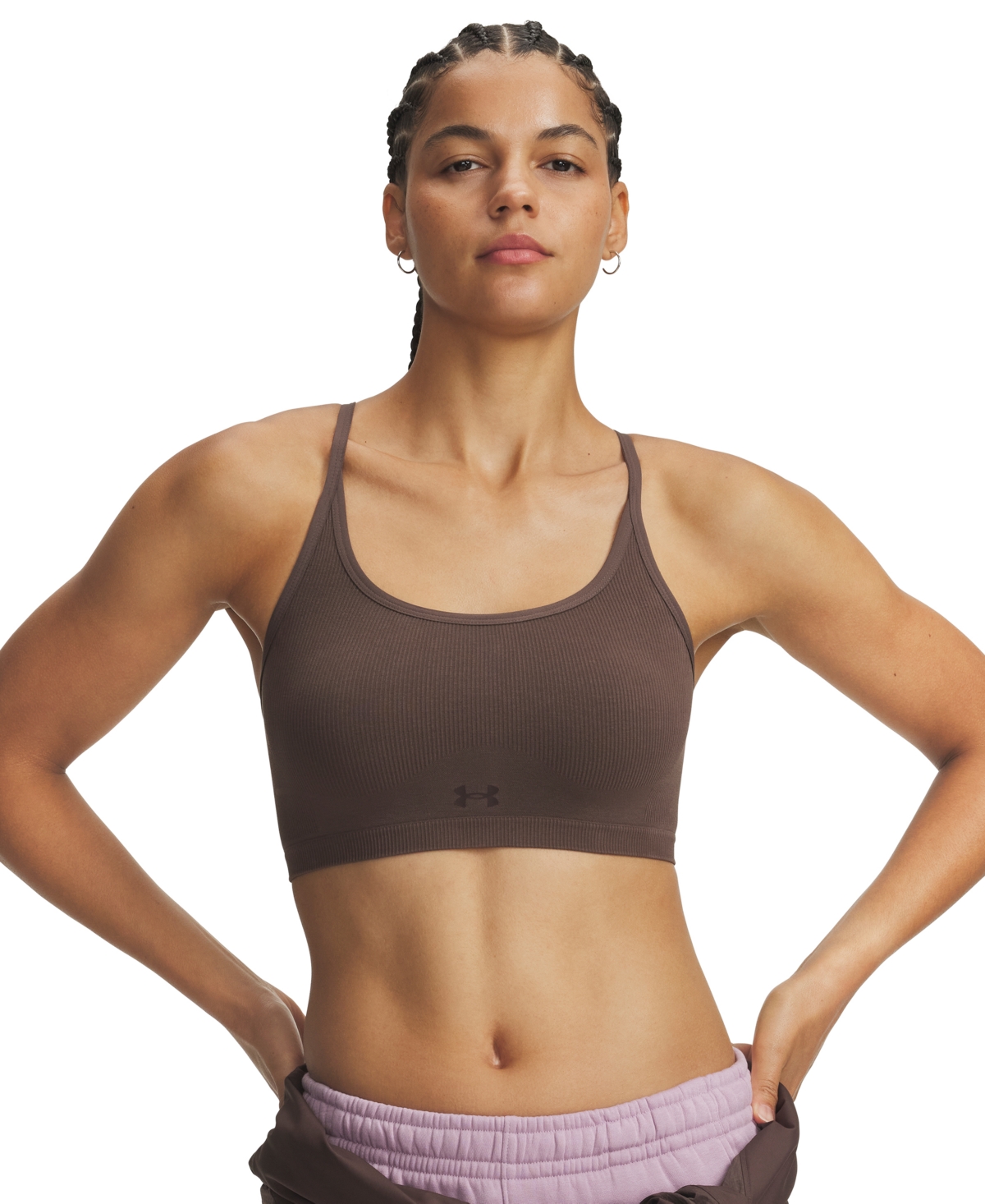 Click here for Under Armour Womens Seamless Pull-On Sports Bra -... prices