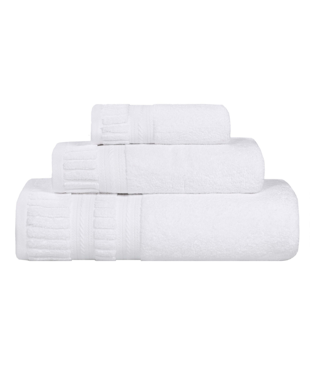Click here for Superior Venice Cotton 3-Piece Towel Set - White prices
