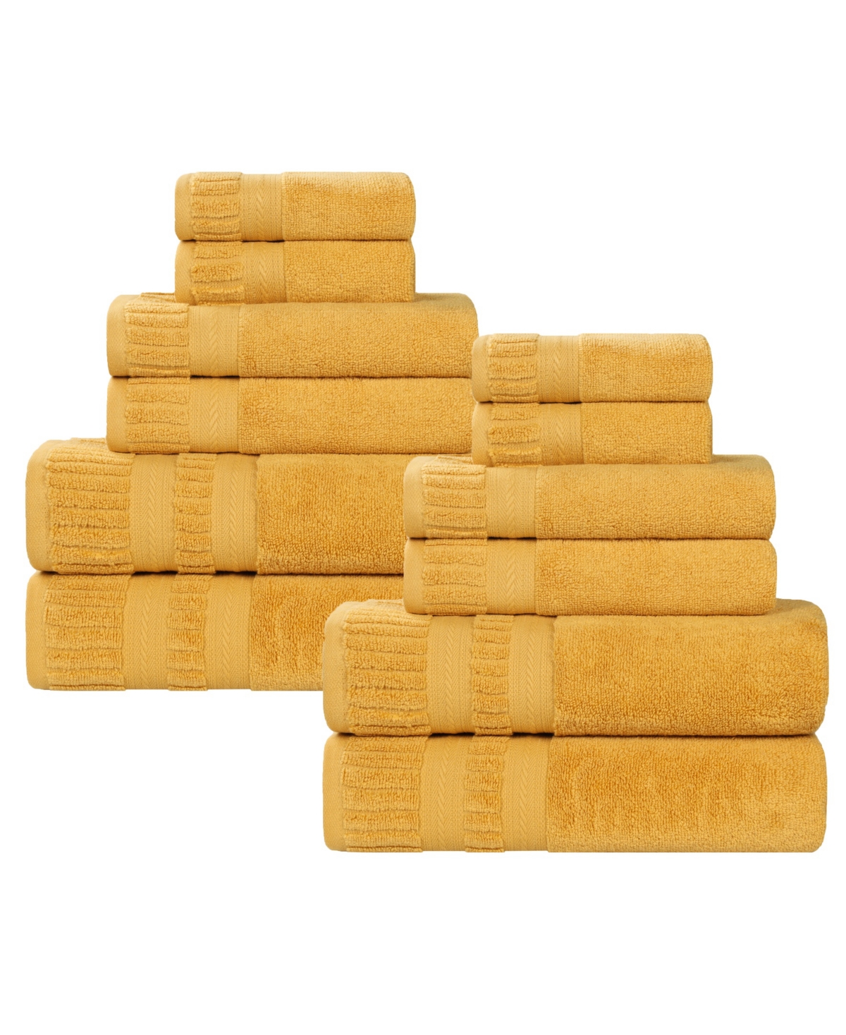 Click here for Superior Venice Cotton 12-Piece Towel Set - Gold prices