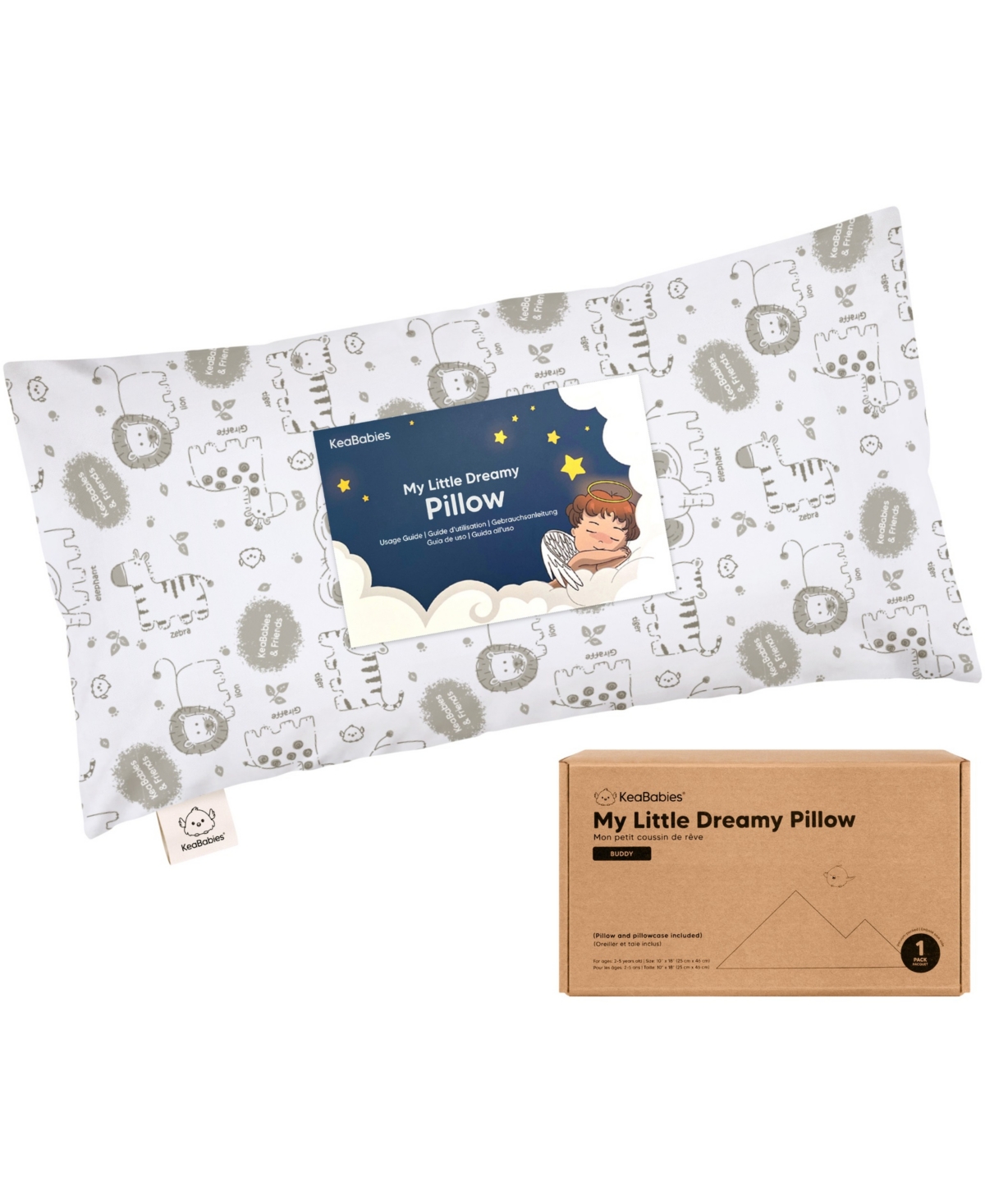 Click here for KeaBabies Toddler Buddy Pillow with Pillowcase  10... prices