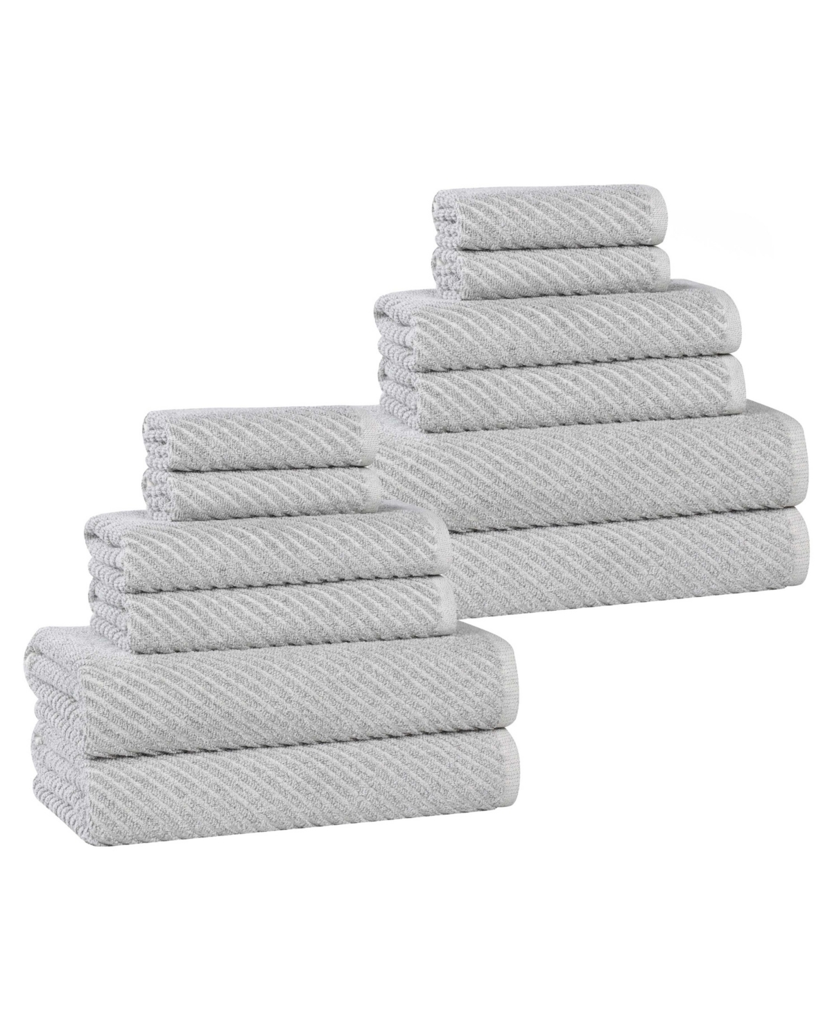 Click here for Superior Amelia Cotton 12-Piece Towel Set - Platin... prices
