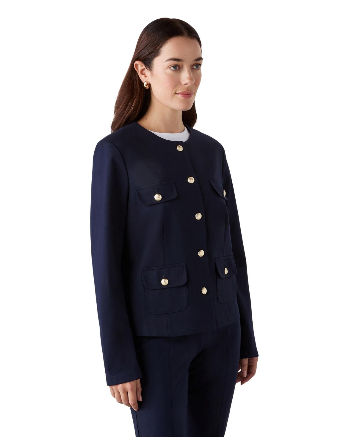 Click here for Finery London Womens Imogen Ponte Jersey Jacket -... prices