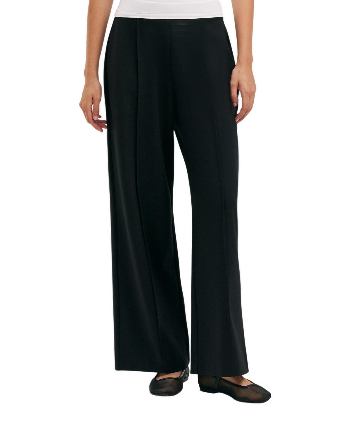 Click here for Finery London Womens Short Caryl PonteWide Leg Tro... prices