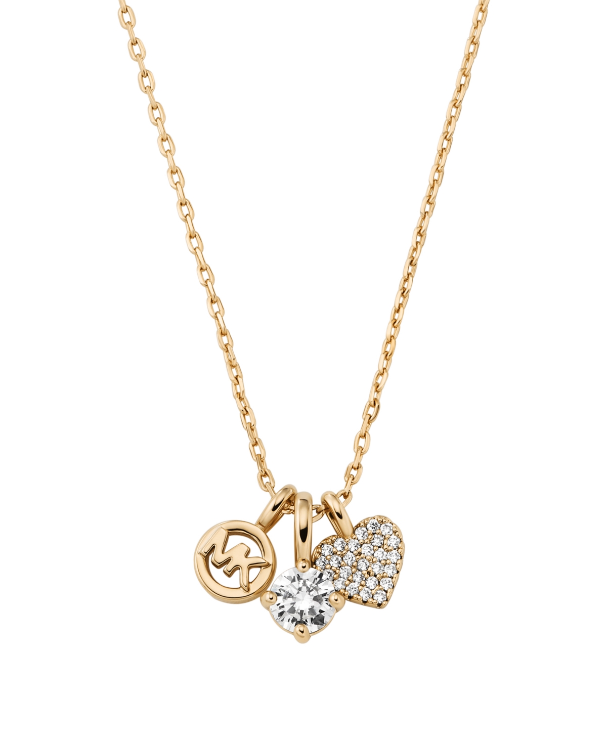 Click here for Michael Michael Kors Charm Necklace - Gold prices