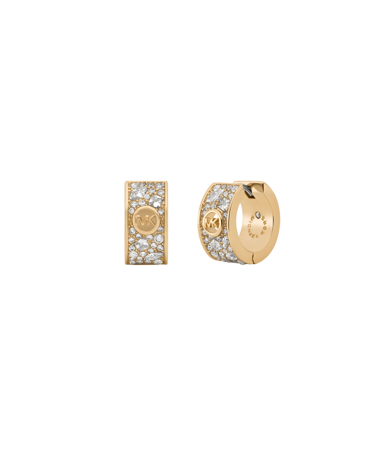 Click here for Michael Michael Kors Mixed Stone Huggie Earrings -... prices