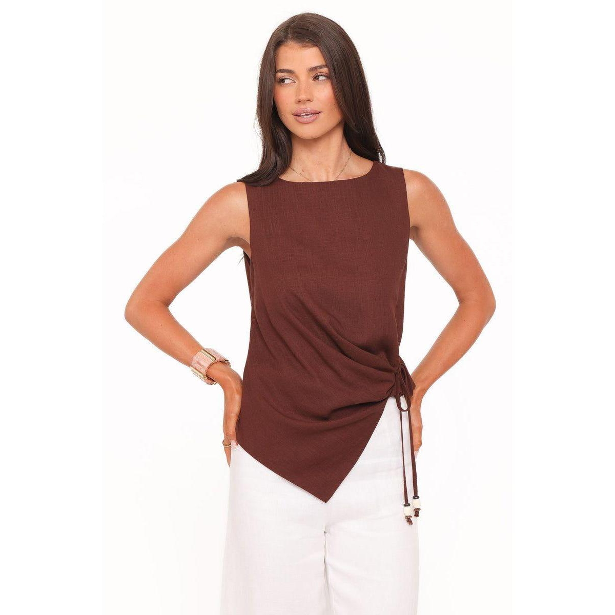 Click here for Petal and Pup Womens Heloise Boat-Neck Sleeveless... prices