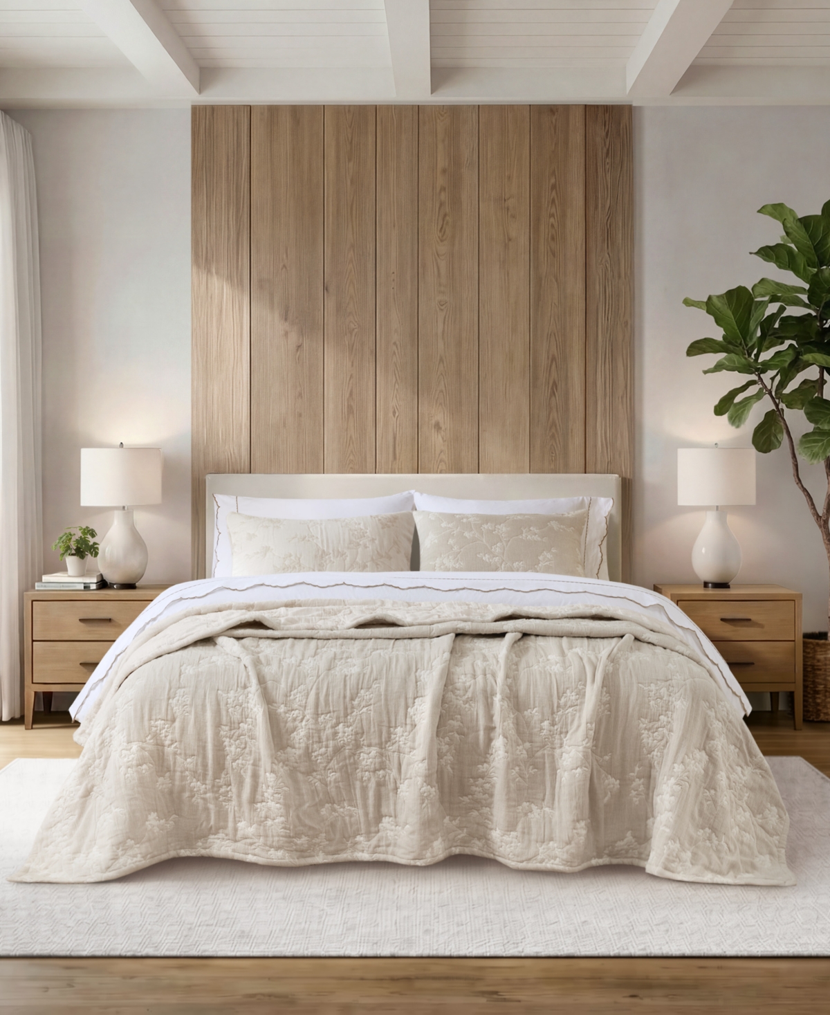Click here for Harbor House Catalina Botanical Cotton Gauze Jacqu... prices