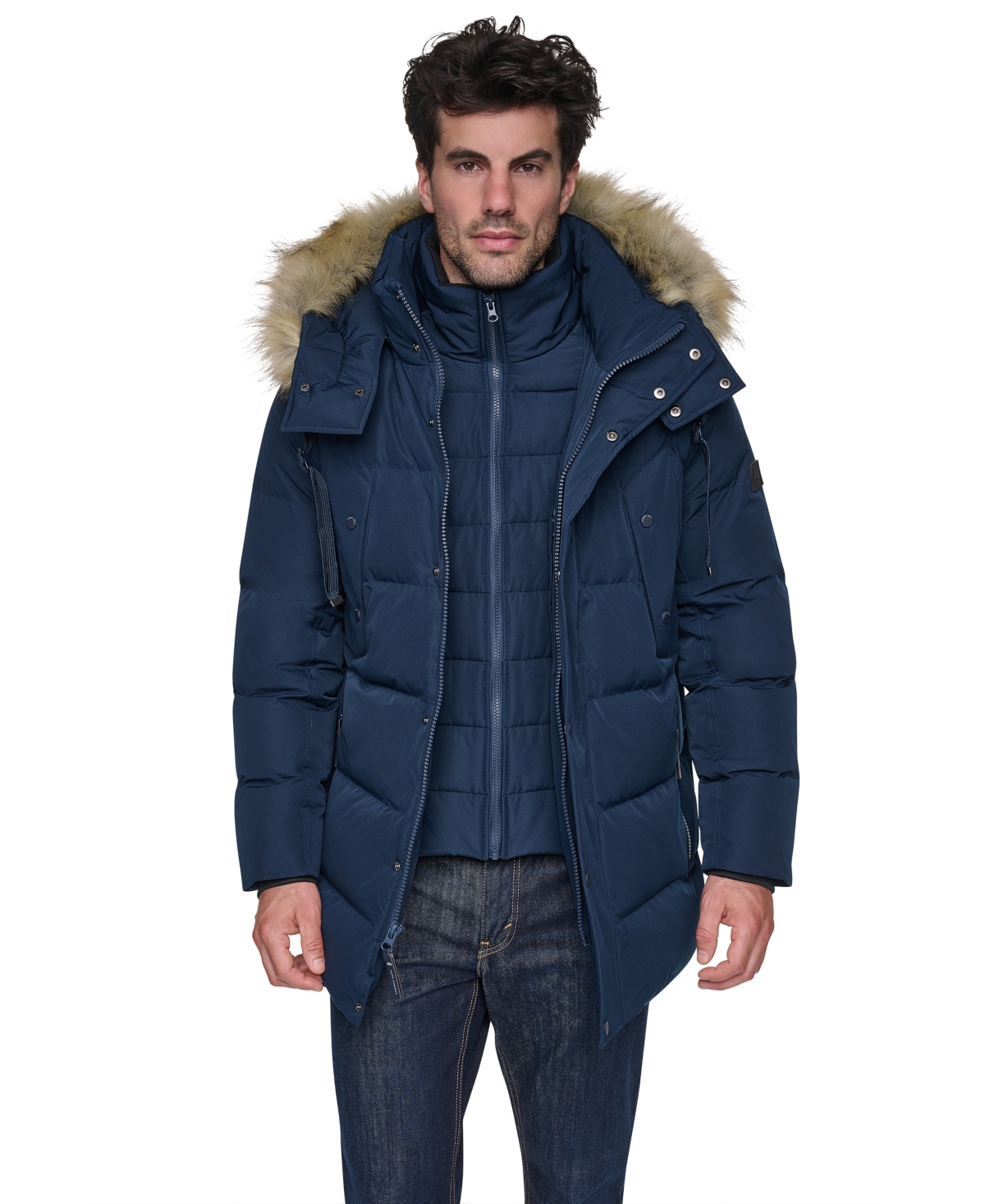 Click here for Marc New York Mens Gattaca Hooded Down-Filled Park... prices