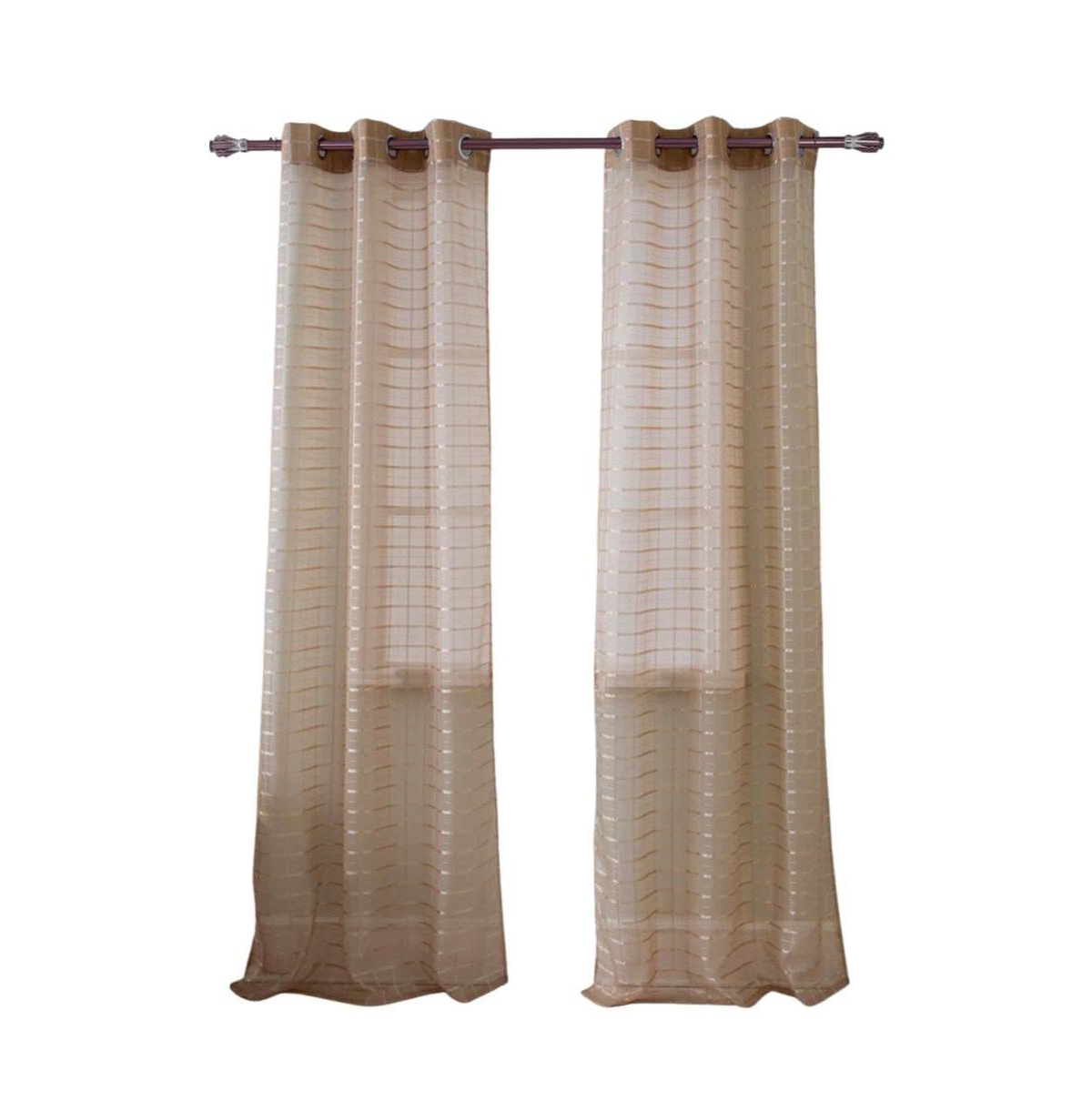 Click here for Olivia Gray Wanda Box Voile Grommet Panel Polyeste... prices