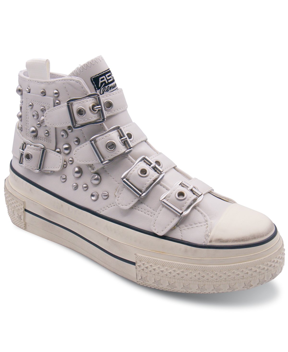 Click here for Ash Womens Rainbow Studs Platform Sneakers - Off W... prices