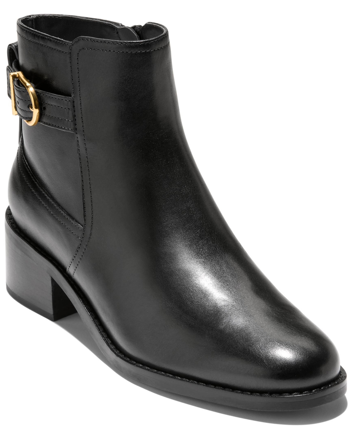Click here for Cole Haan Womens Haddie Full-Zip Buckle Ankle Boot... prices