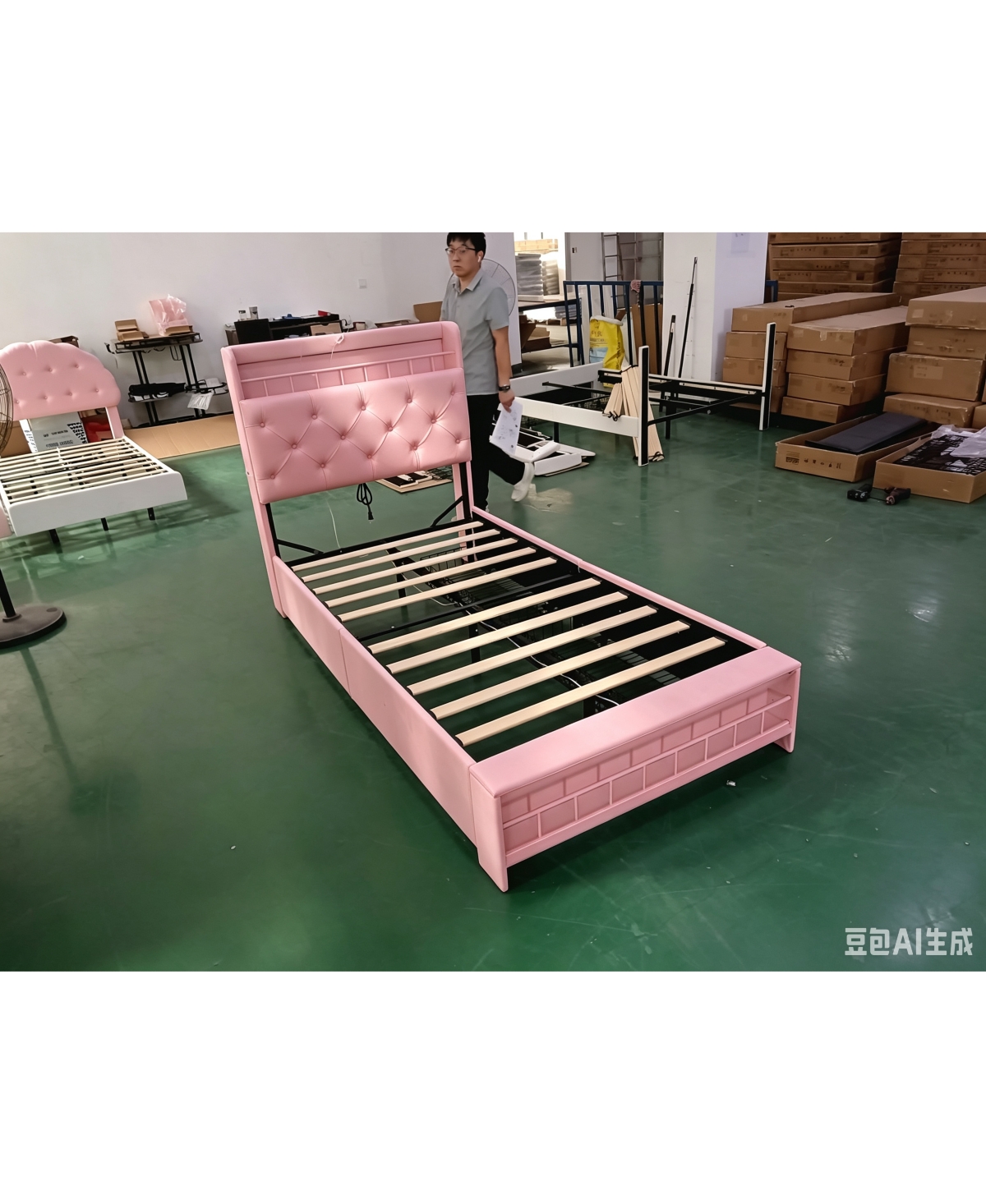 Click here for Gaomon Upholstered Platform Bed Frame With Tufted... prices