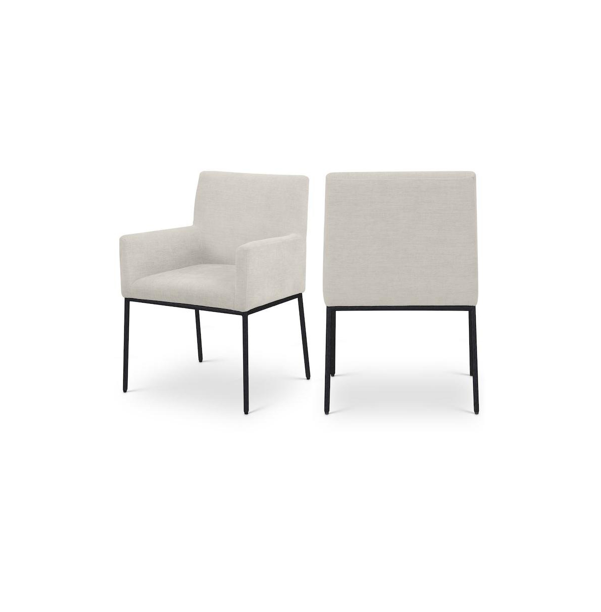Click here for Meridian Furniture Reeves chenille Fabric Dining C... prices
