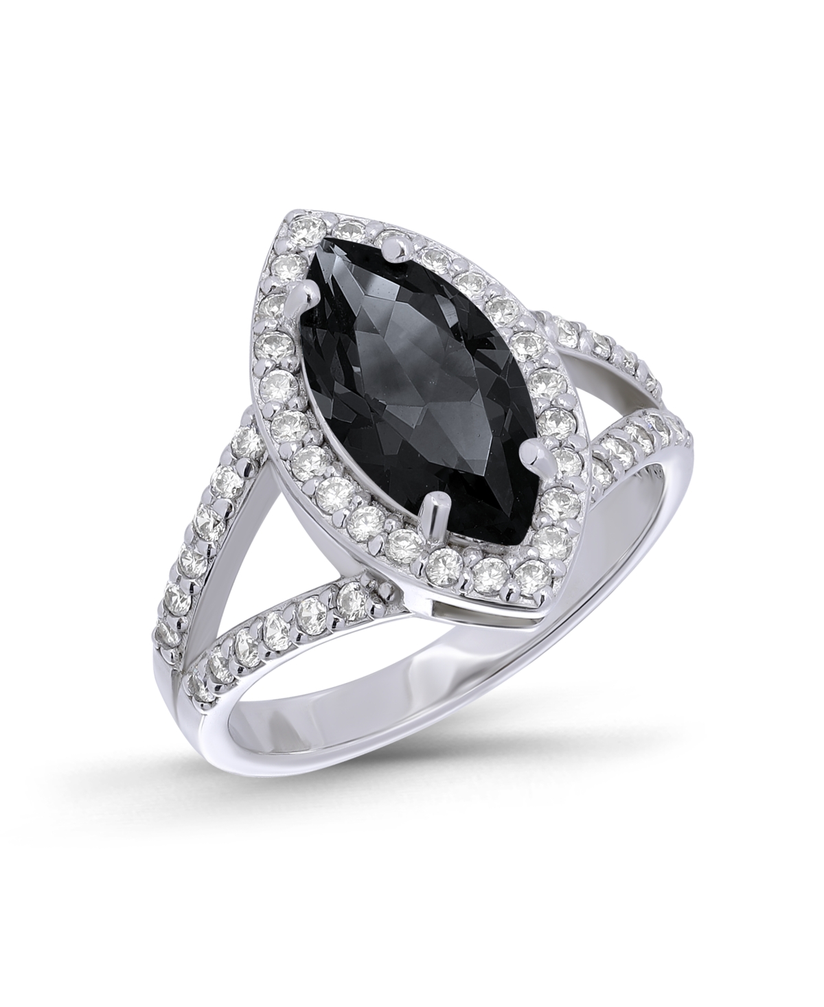 Click here for Macys Marquise Cut Black Cubic Zirconia Halo State... prices