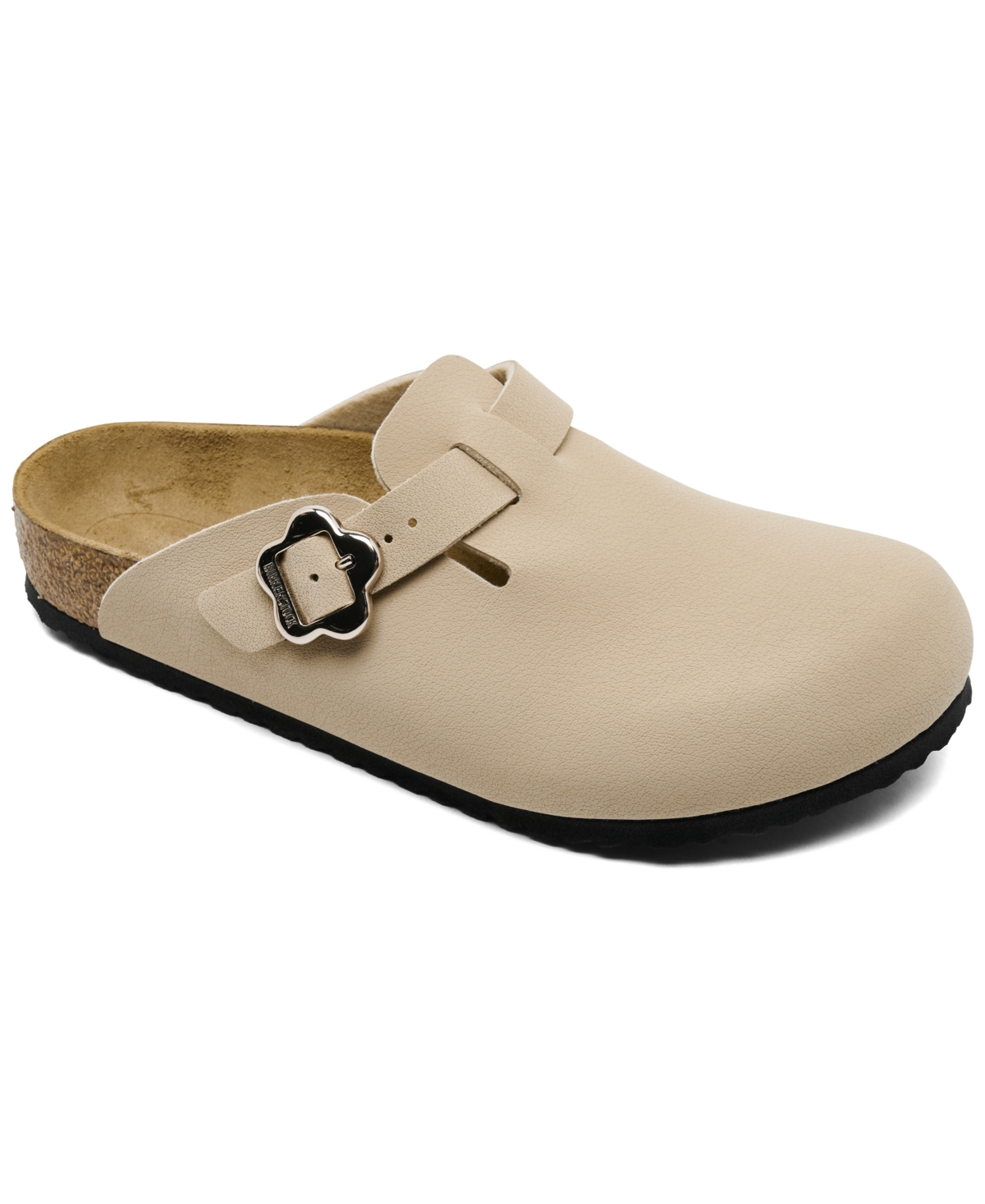 Click here for Birkenstock Little Kids Boston Suede Leather Flowe... prices