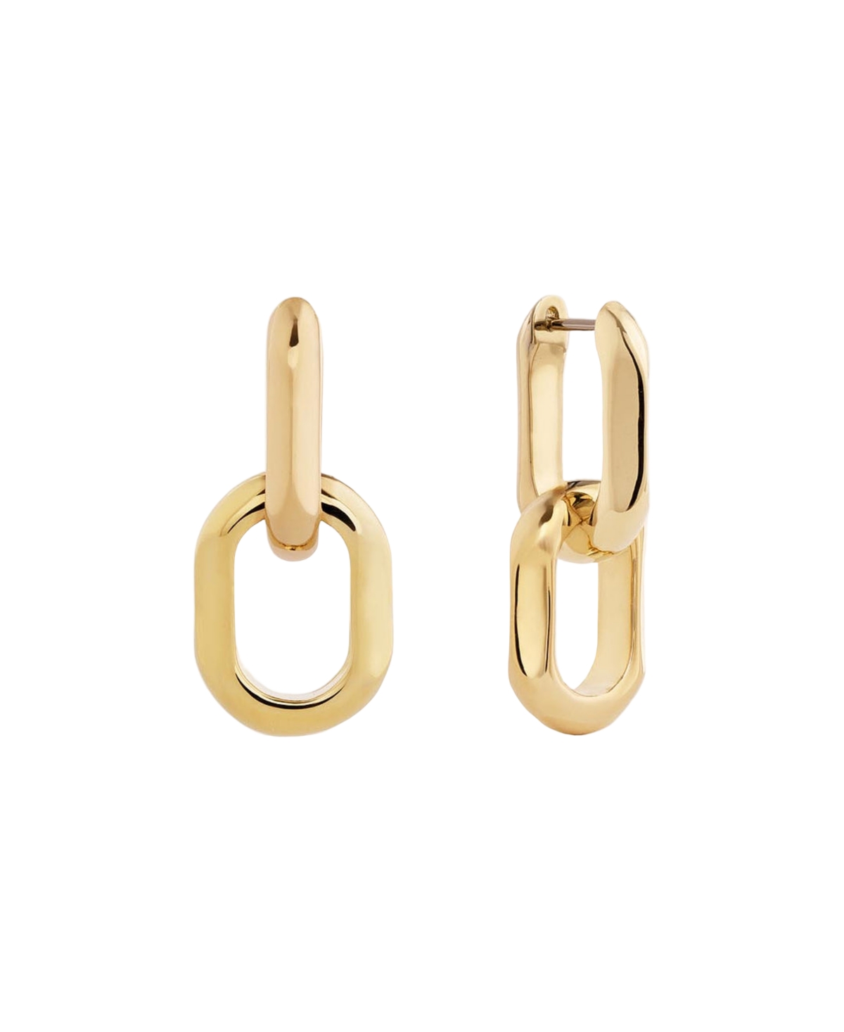Click here for Ana Luisa Eve 14k Gold-Plated Link Hoops Earrings... prices