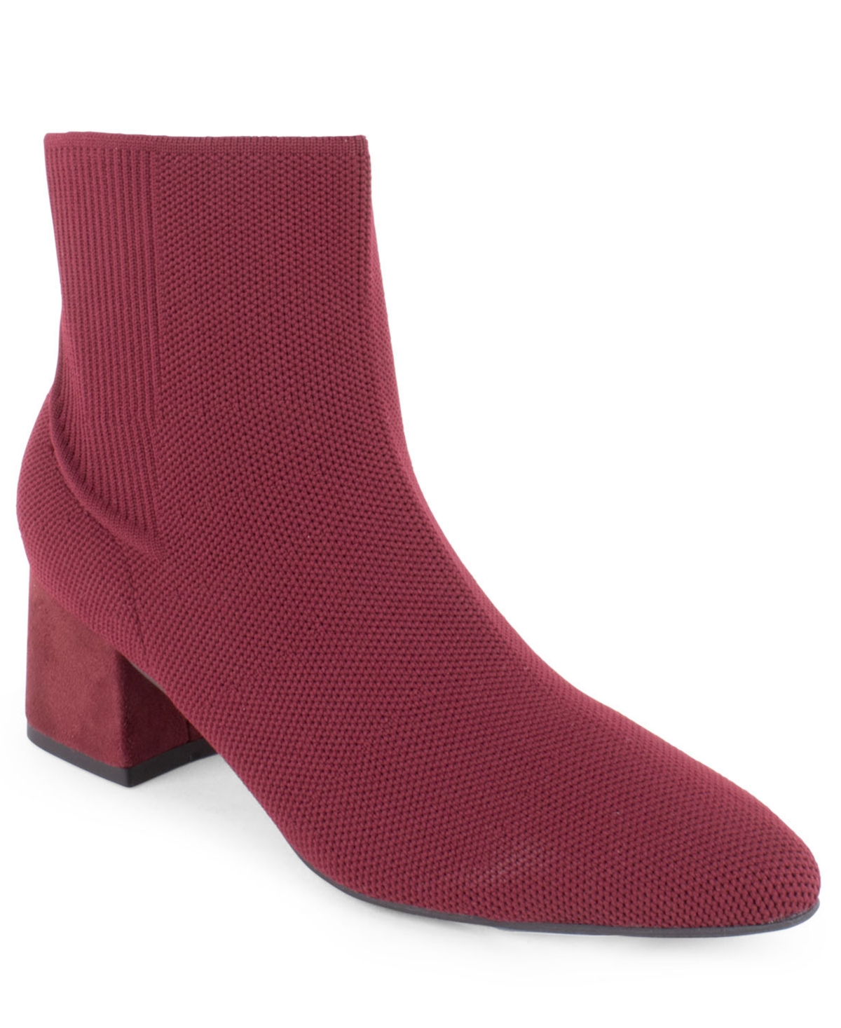 Click here for Tahari Womens Foxglove Knit Slip-On Booties - Burg... prices