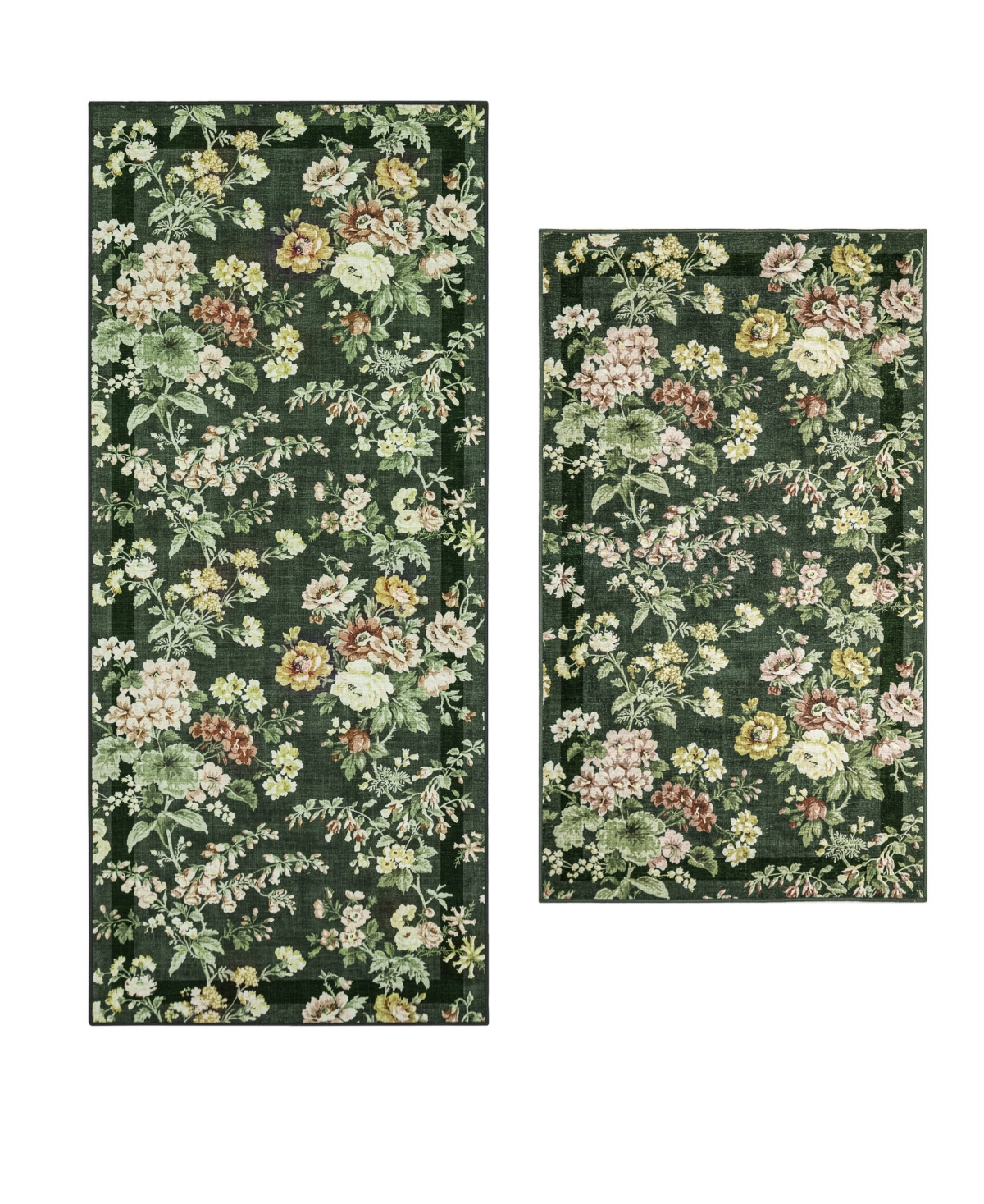 Click here for Laura Ashley Serene Dream Floral 2-Piece Rug Set -... prices