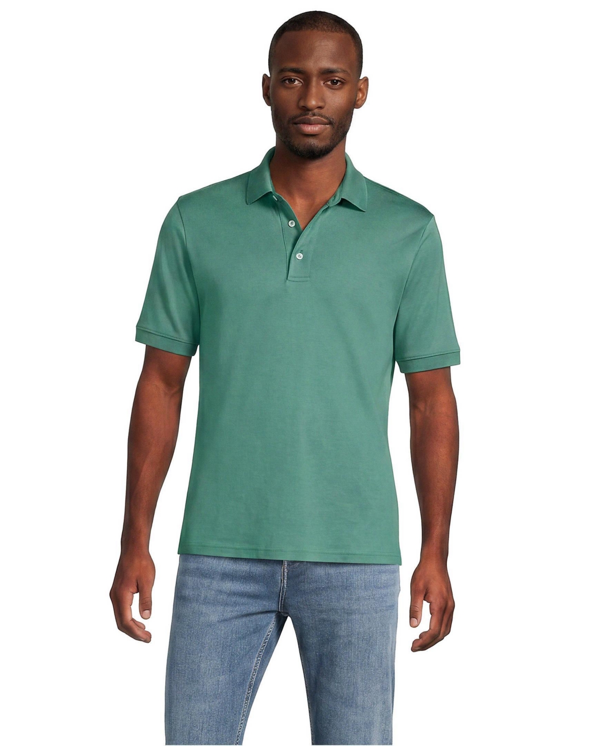 Click here for Lands End Mens Short Sleeve Cotton Supima Polo Shi... prices