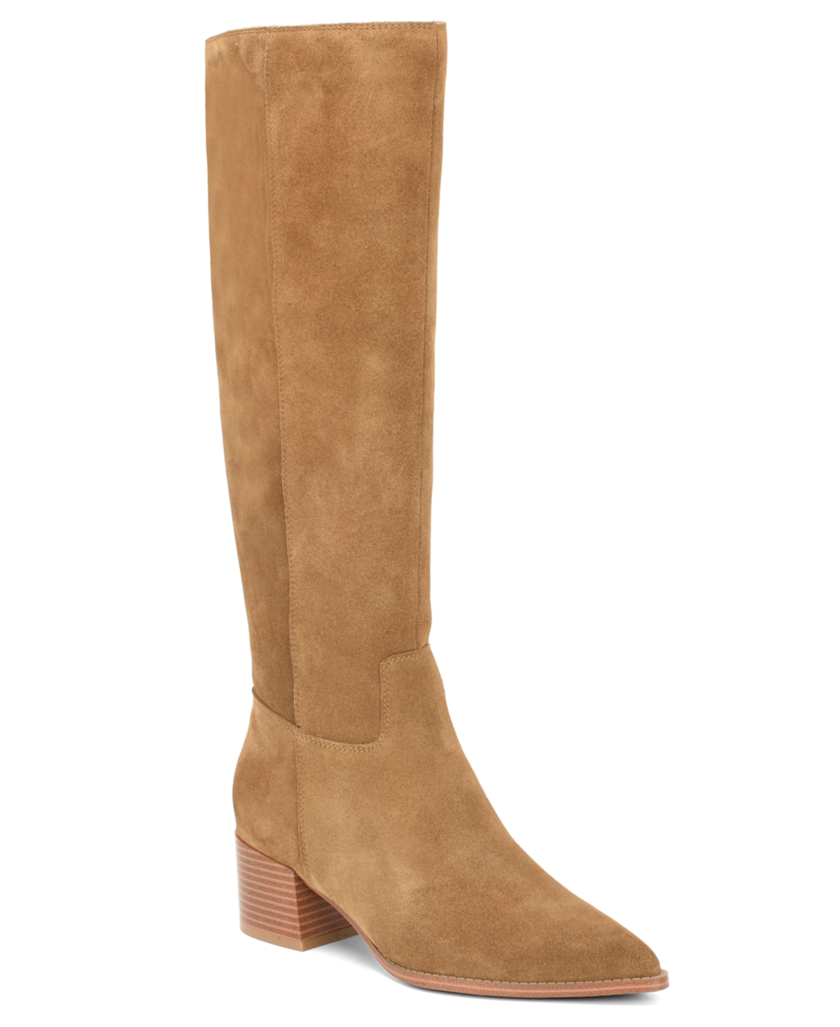 Click here for Nine West Womens Bridgit Wide Calf Block Heel Tall... prices