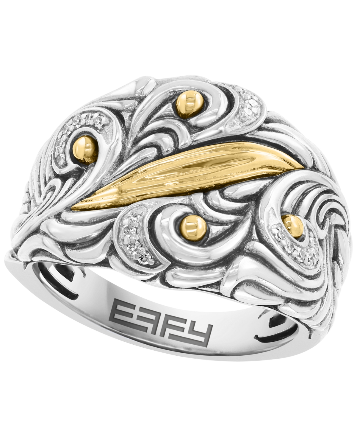 Click here for Effy Collection Diamond Ring (1/20 ct. t.w.) in St... prices