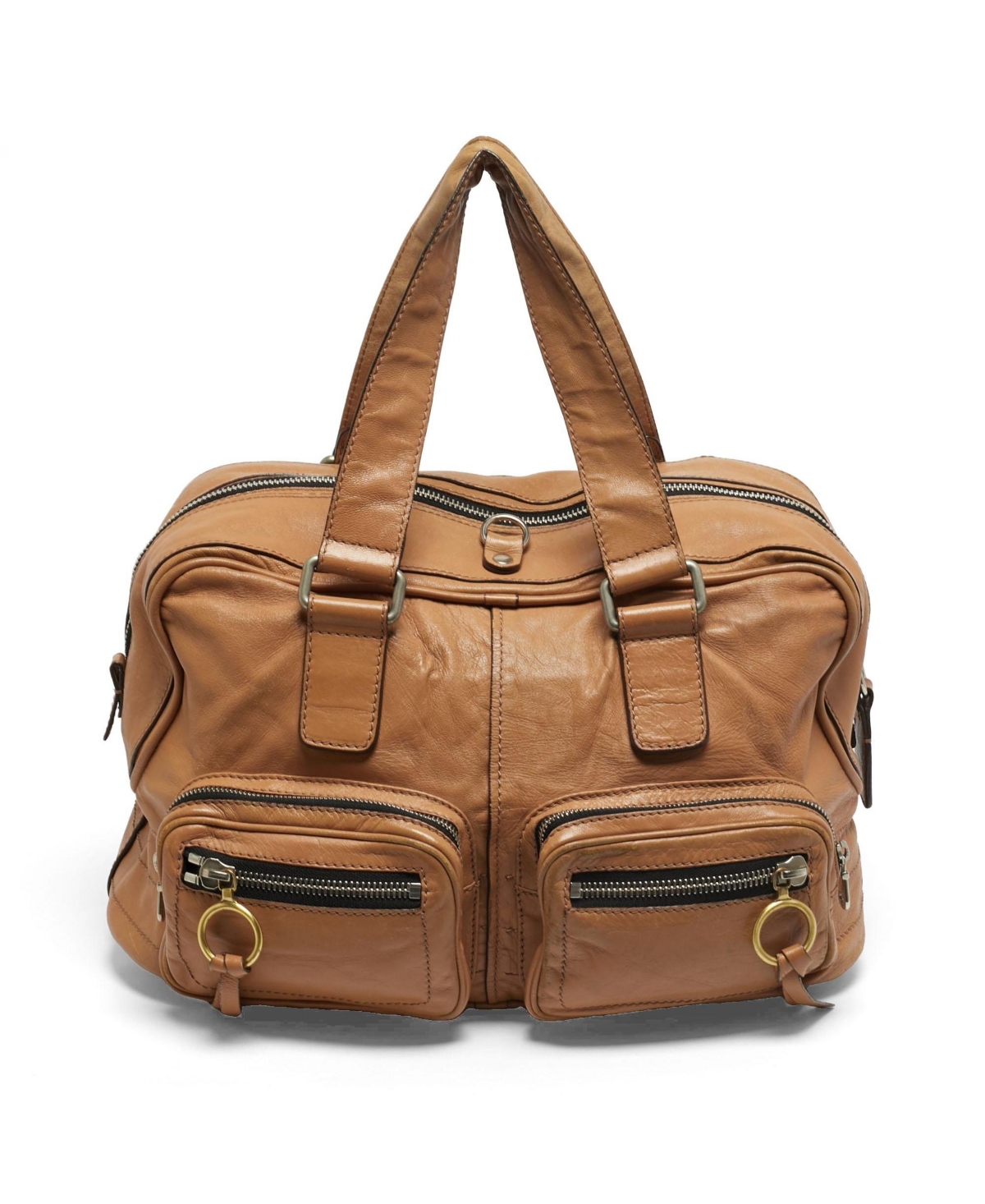 Click here for Pre-Owned Chloe Womens Leather Double Pocket Satch... prices