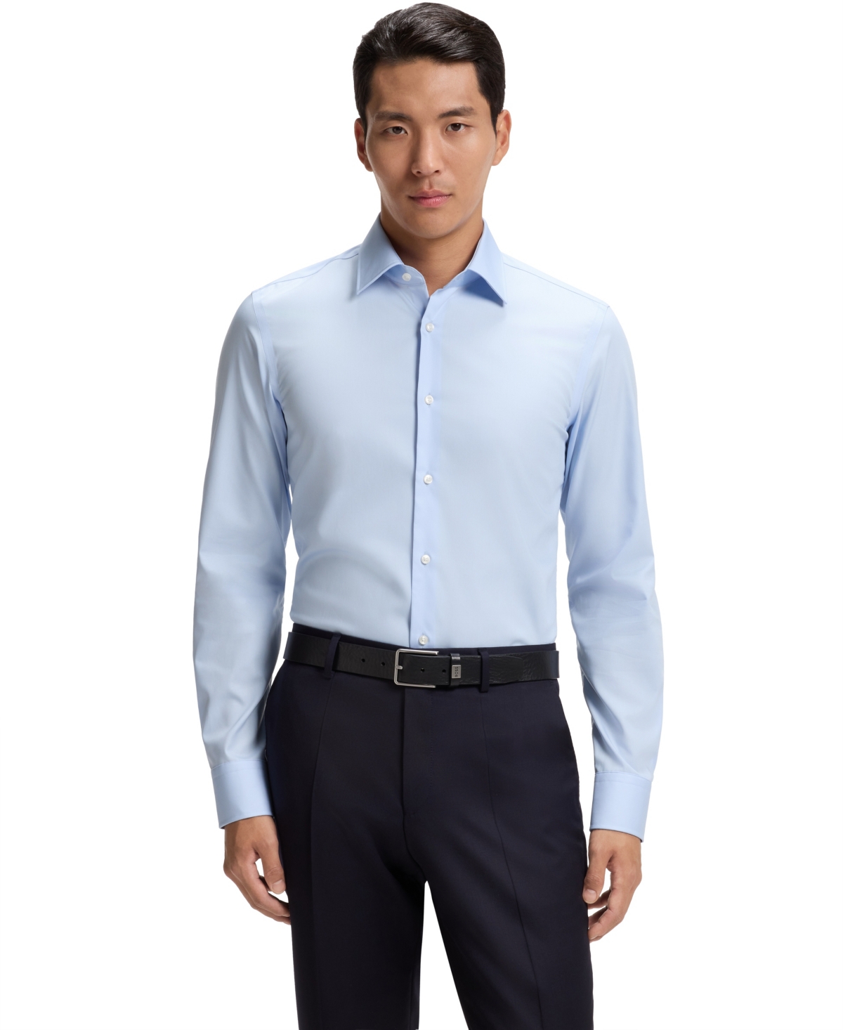 Click here for Boss by Hugo Boss Mens Cotton Poplin Slim-Fit Dres... prices