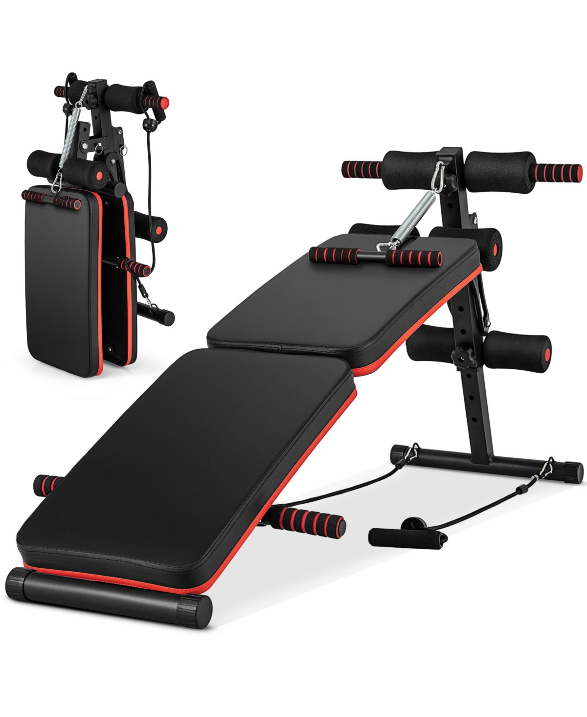 Click here for Glintex Folding Sit Up Bench with 4 Positions  Hol... prices