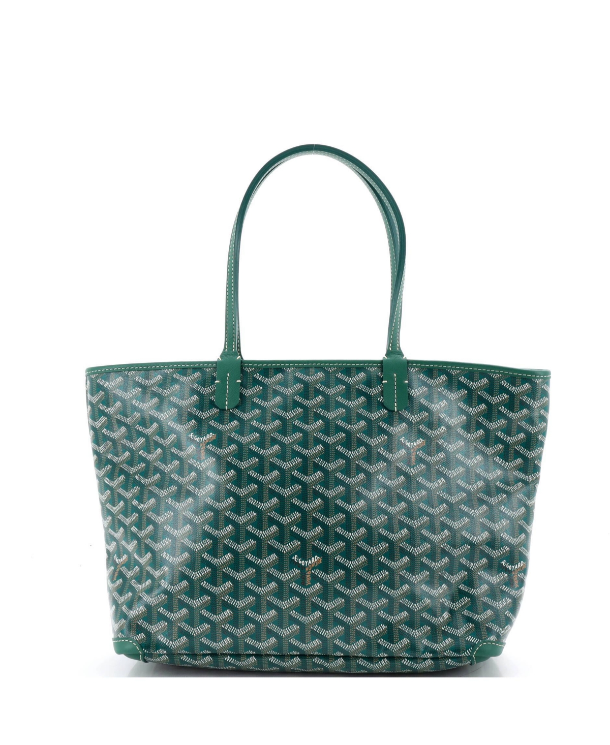 Click here for Pre-Owned Goyard Mm Artois Tote Coated Canvas - Gr... prices