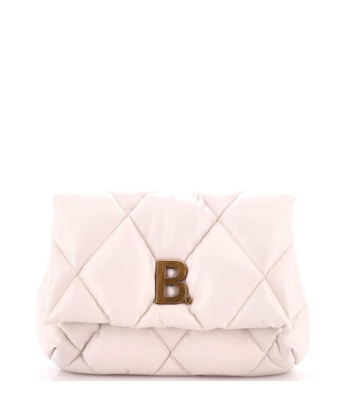 Click here for Pre-Owned Balenciaga Medium Touch Clutch Quilted P... prices