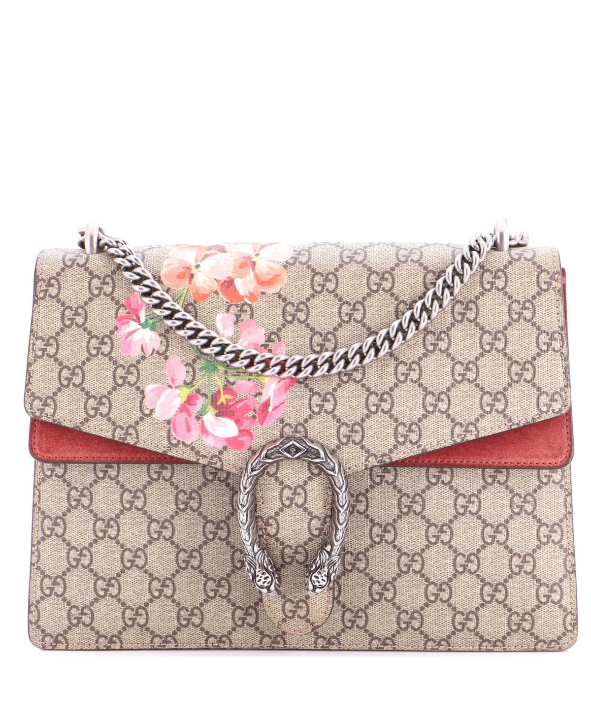 Click here for Pre-Owned Gucci Medium Dionysus Bag Blooms Print G... prices