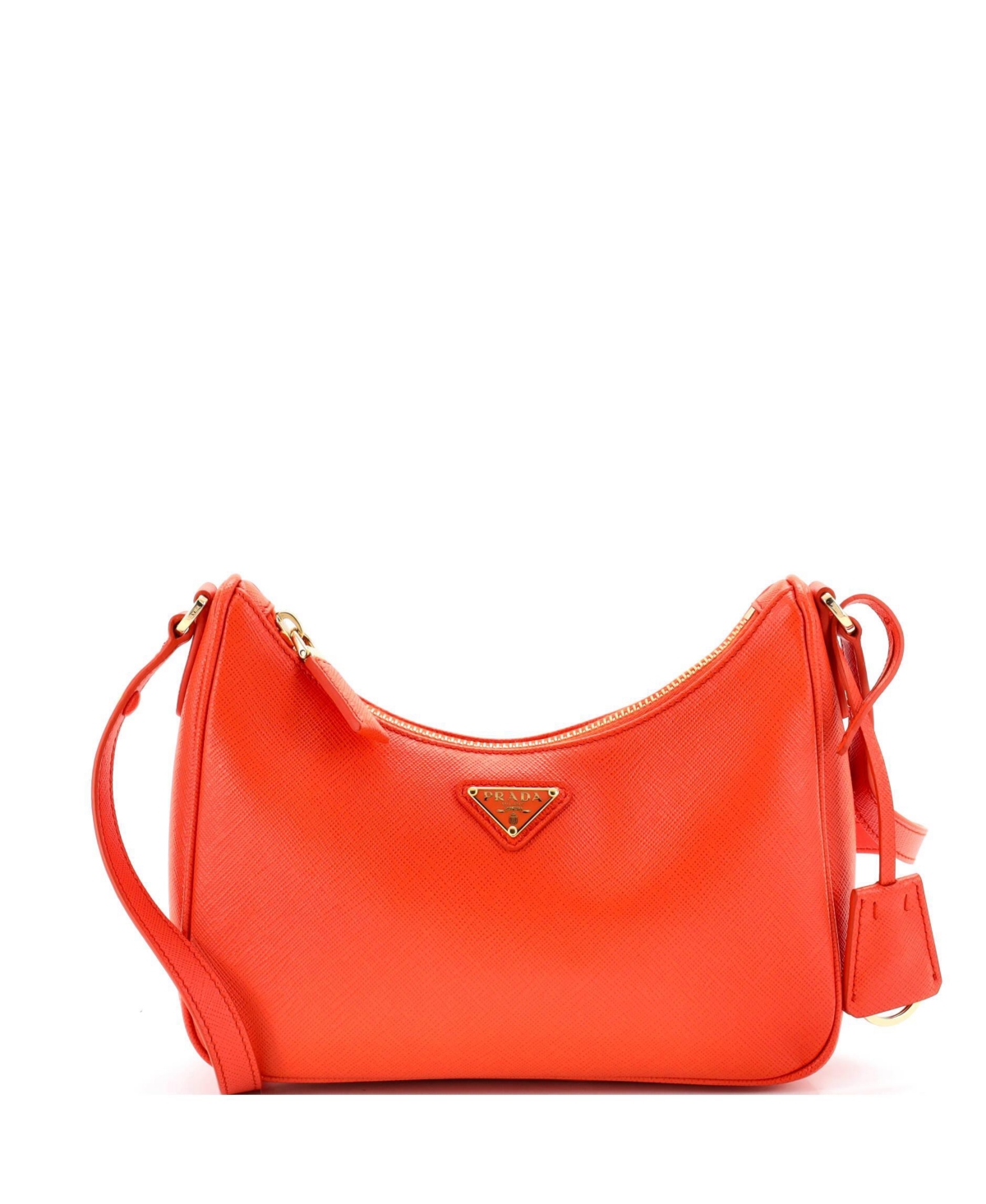 Click here for Pre-Owned Prada Mini Re-Edition Hobo Saffiano Leat... prices
