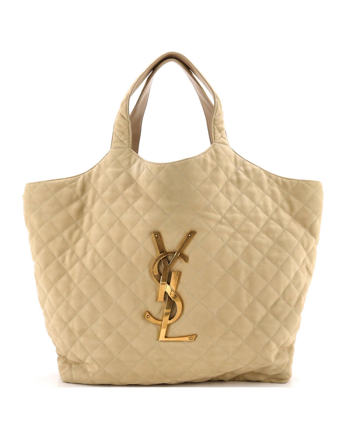 Click here for Pre-Owned Saint Laurent Maxi Icare Shopping Tote Q... prices