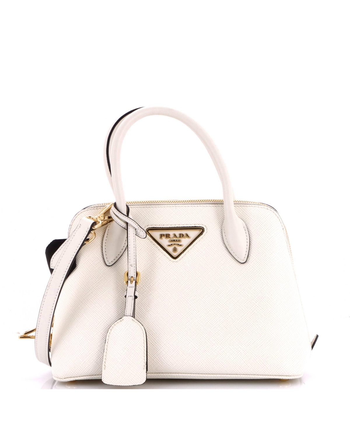 Click here for Pre-Owned Prada Small Dual Strap Promenade Bag Saf... prices