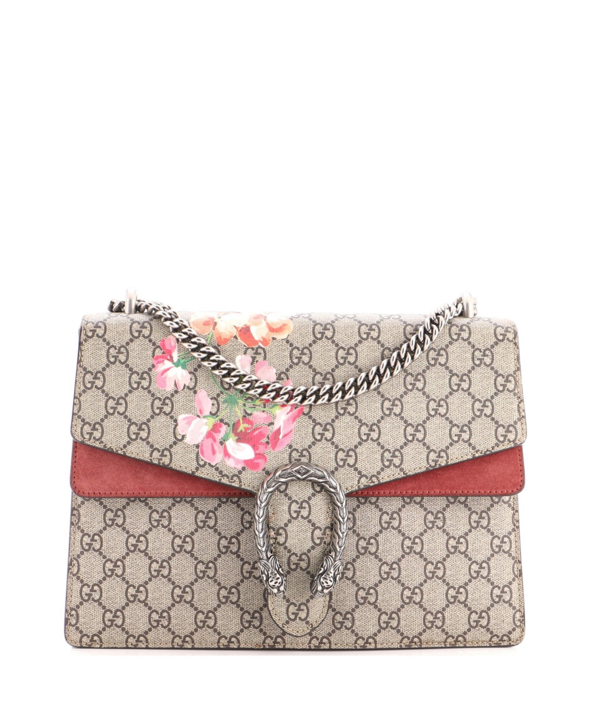 Click here for Pre-Owned Gucci Medium Dionysus Bag Blooms Print G... prices
