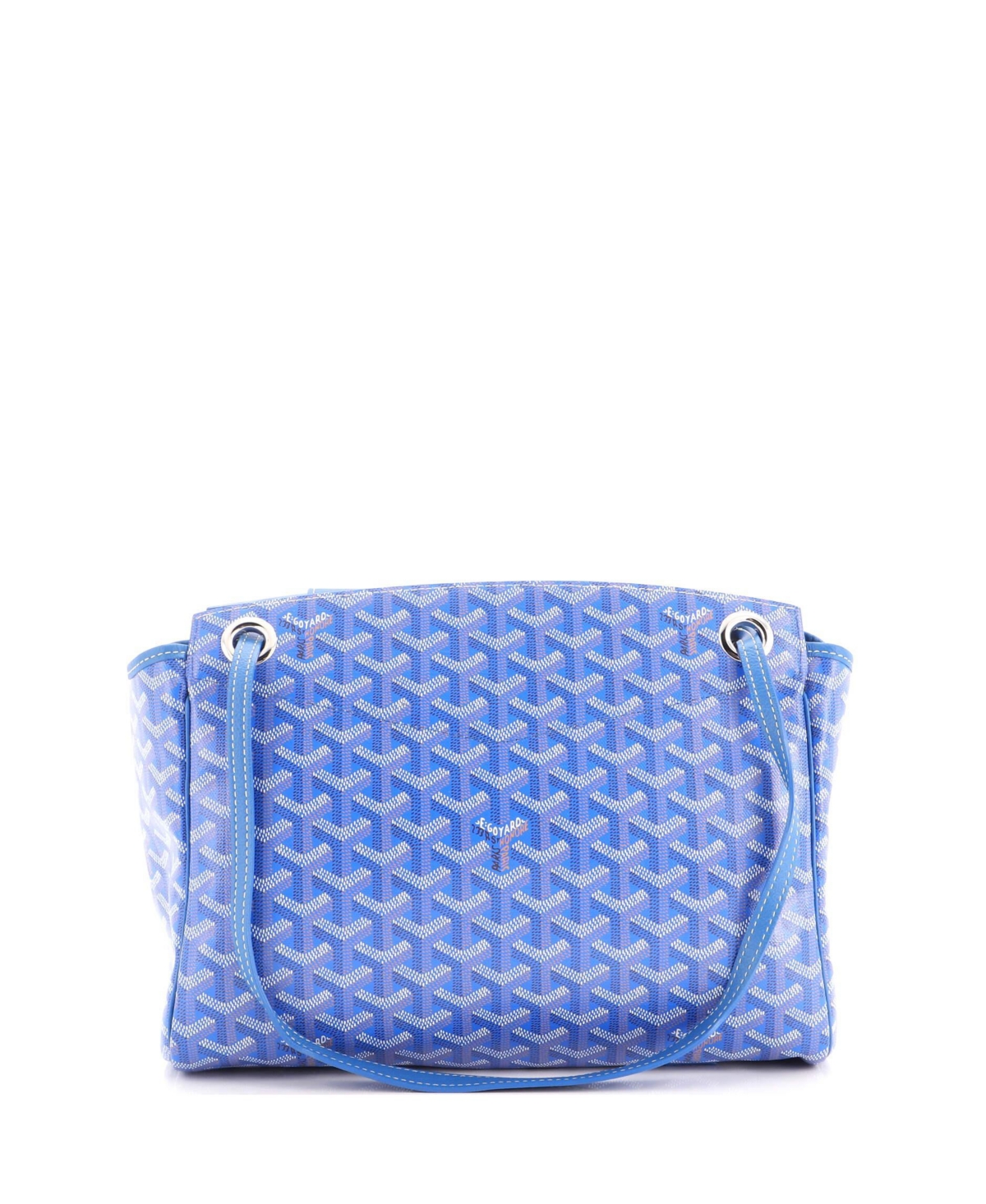 Click here for Pre-Owned Goyard Pm Rouette Bag Coated Canvas - Bl... prices