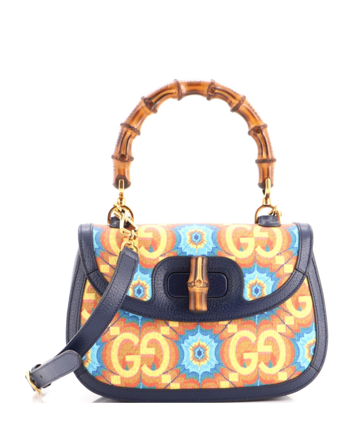 Click here for Pre-Owned Gucci Medium Bamboo 1947 Top Handle Bag... prices