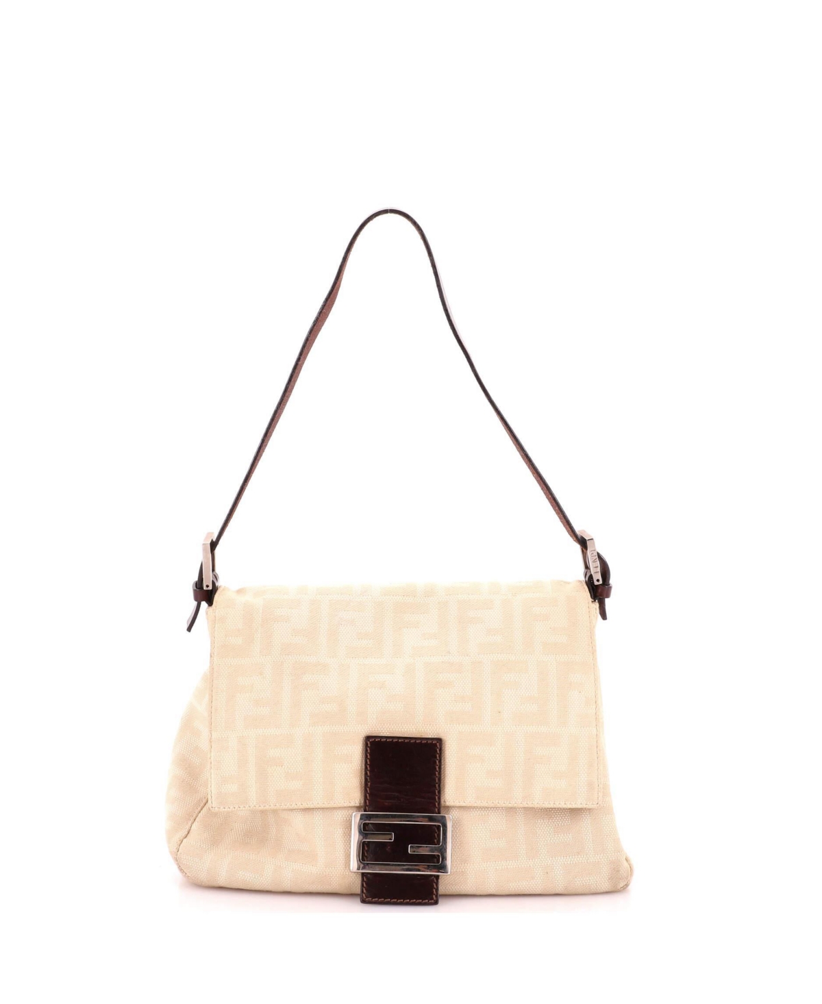Click here for Pre-Owned Fendi Mama Forever Bag Zucca Canvas - Na... prices