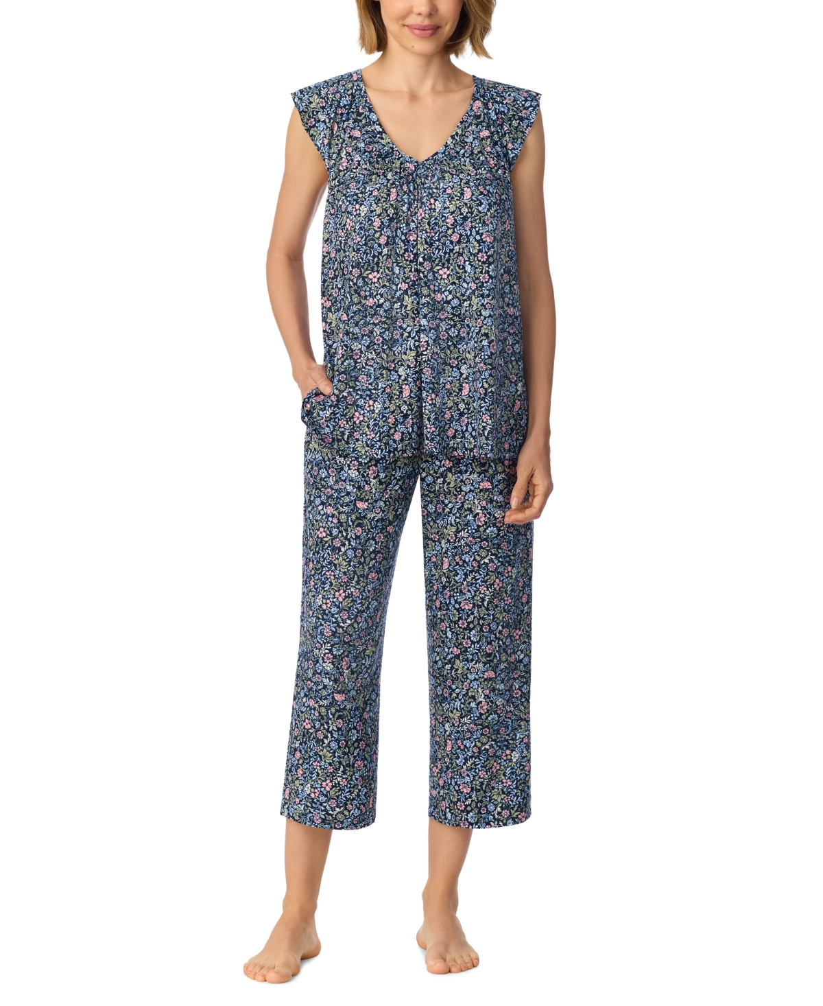 Click here for Ellen Tracy Womens Flutter Raglan Sleeve Top with... prices