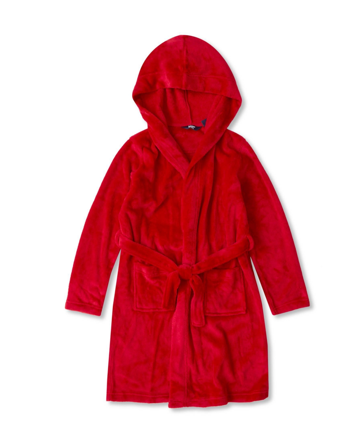 Click here for Lands End Big Girls Hooded Fleece Robe - Bright re... prices