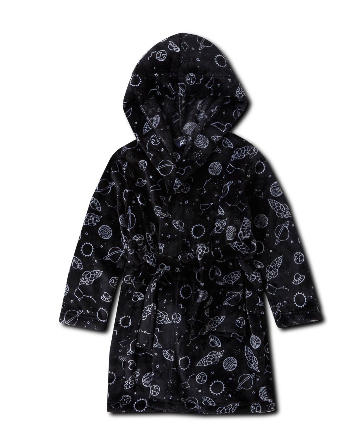 Click here for Lands End Big Girls Hooded Fleece Robe - Galaxy tr... prices