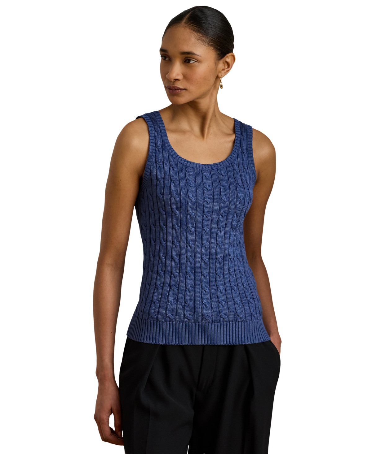 Click here for Lauren Ralph Lauren Womens Slim-Fit Sleeveless Swe... prices