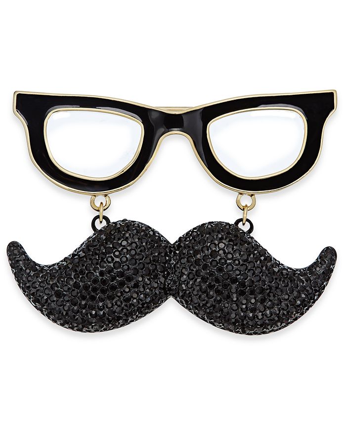 kate spade new york Dress The Part Gold-Tone Disguise Brooch - Macy's