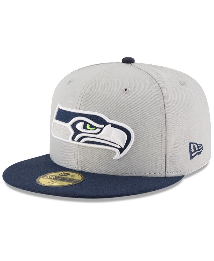 New Era Seattle Seahawks Team Basic 59FIFTY Fitted Cap - Macy's