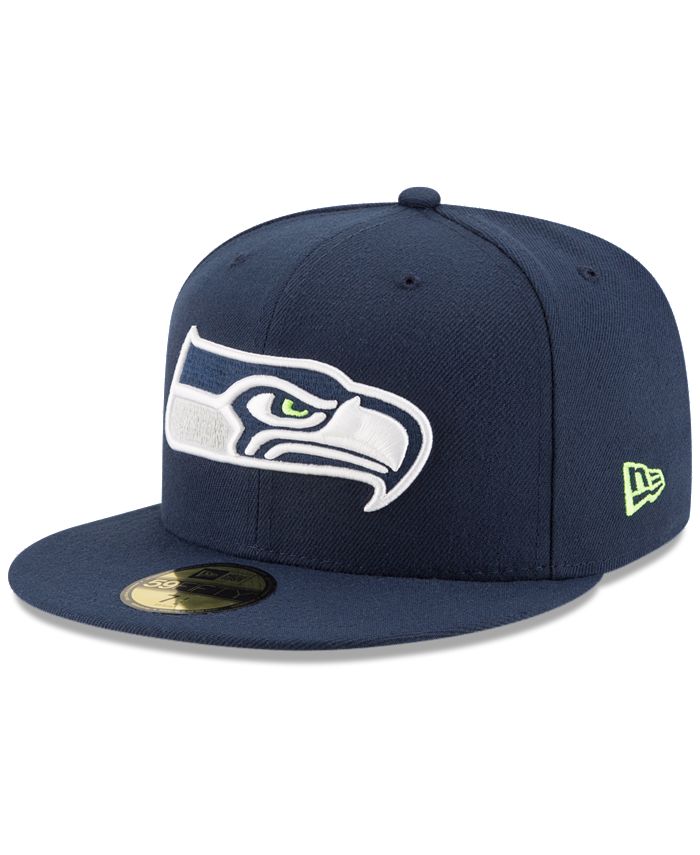 New Era Seattle Seahawks Team Basic 59FIFTY Fitted Cap - Macy's
