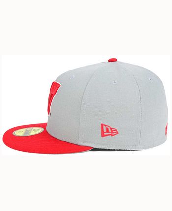 New Era Wisconsin Badgers Grayson 59FIFTY Fitted Cap - Macy's