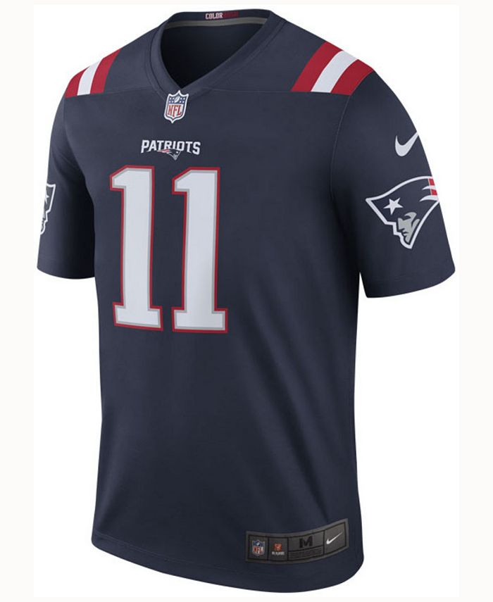 Nike Men's Julian Edelman New England Patriots Legend Color Rush Jersey ...