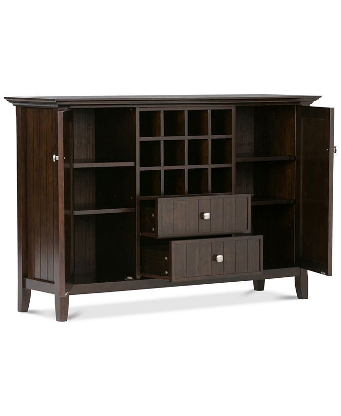 Simpli Home Westminister Sideboard Buffet & Wine Rack - Macy's