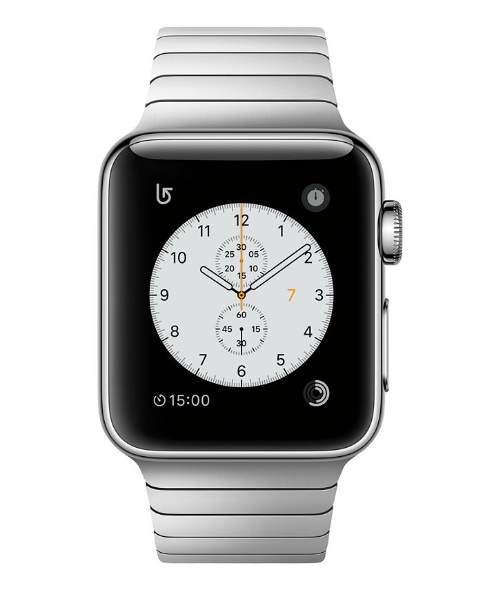 Apple Watch Series 2 38mm Stainless Steel Case with Silver Link ...