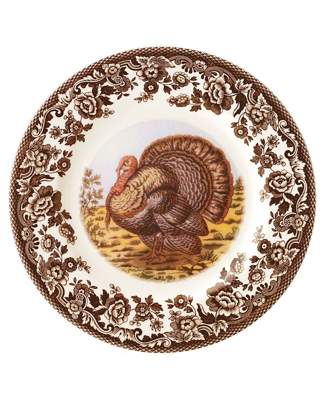 Spode "Woodland" Turkey Salad Plate & Reviews - Dinnerware - Dining ...
